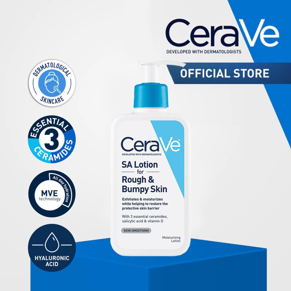 CeraVe SA Lotion For Rough & Bumpy Skin 237ml SA Cream for Rough ...