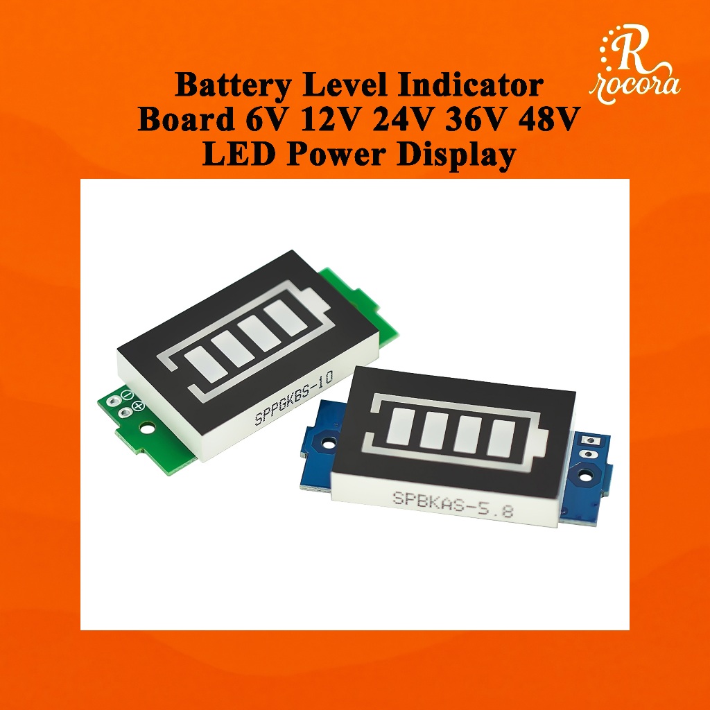Battery Level Indicator Board 6V 12V 24V 36V 48V LED Power Display for ...