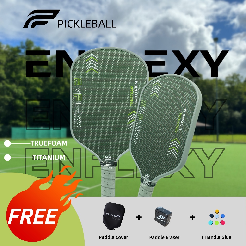Enflexy new metal Titanium pickleball paddle with Truefoam technology ...