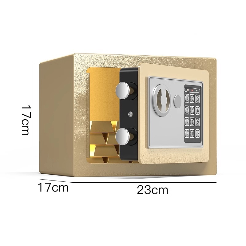 Heavy duty fireproof home safety box for money metal deposit vault ...