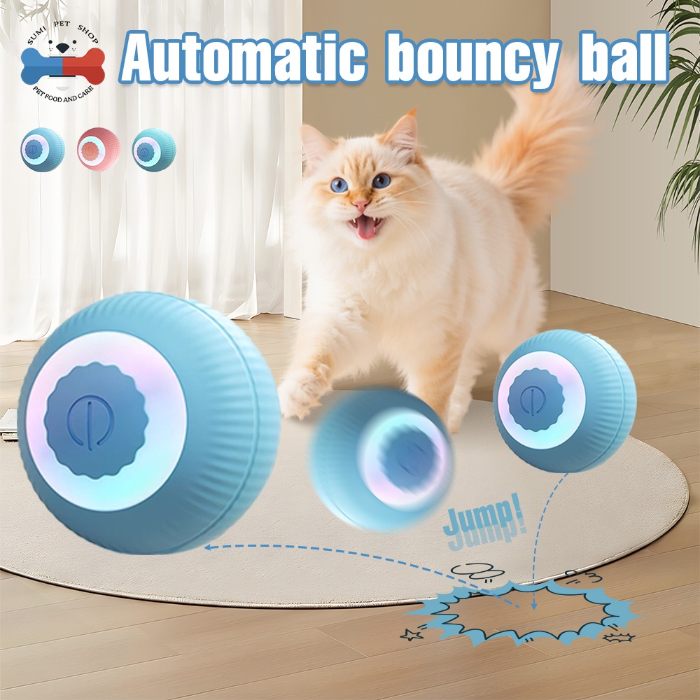 Cat Toy Smart Interactive Ball Electric Cat Ball Toy Dog Toy | Shopee ...