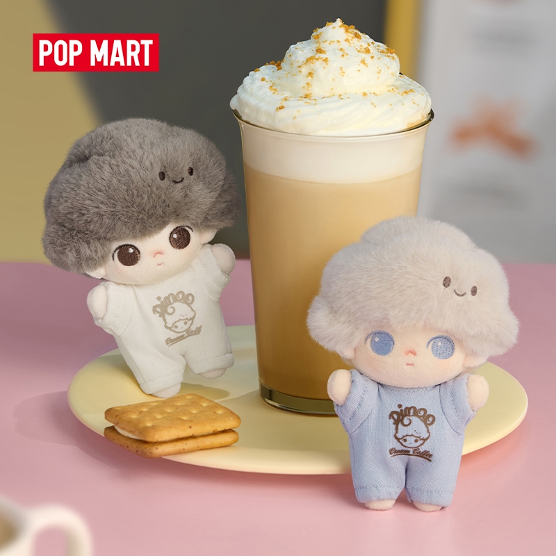 POP MART DIMOO Crush on Coffee Series- Soft-faced Plush Keychain Blind ...