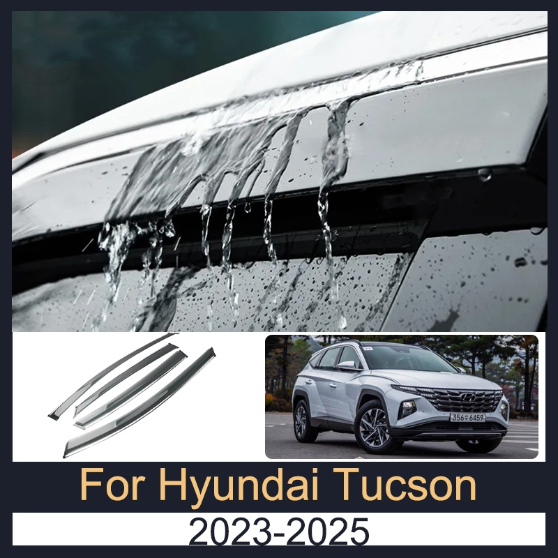 Door Visor For Hyundai Tucson 2023 2024 2025 Rain Visor Rain Guards ...