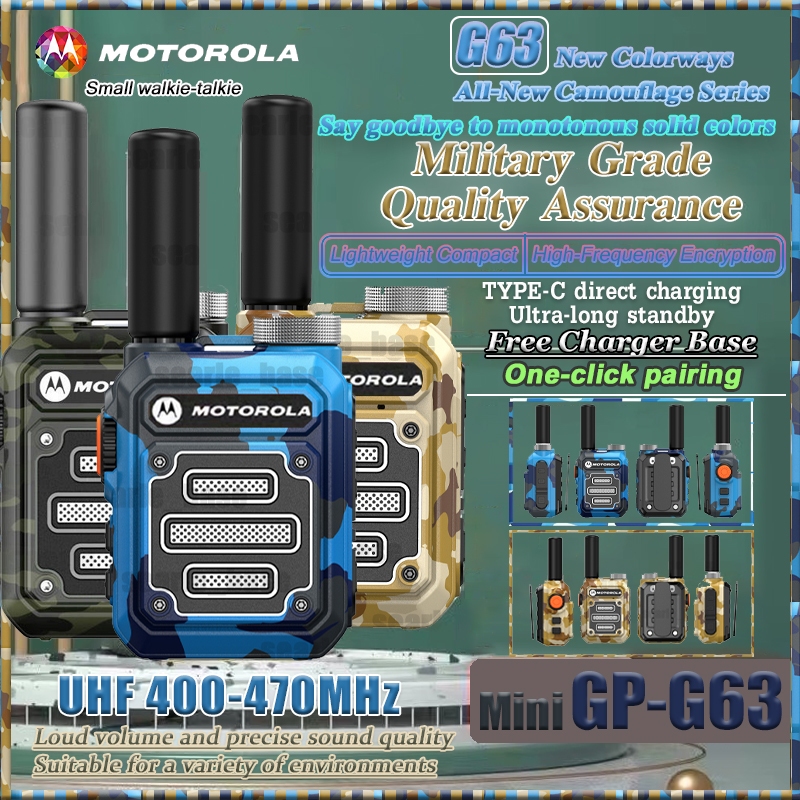 New color 2025 Upgraded Professional Set Motorola Mini Walkie Talkie ...