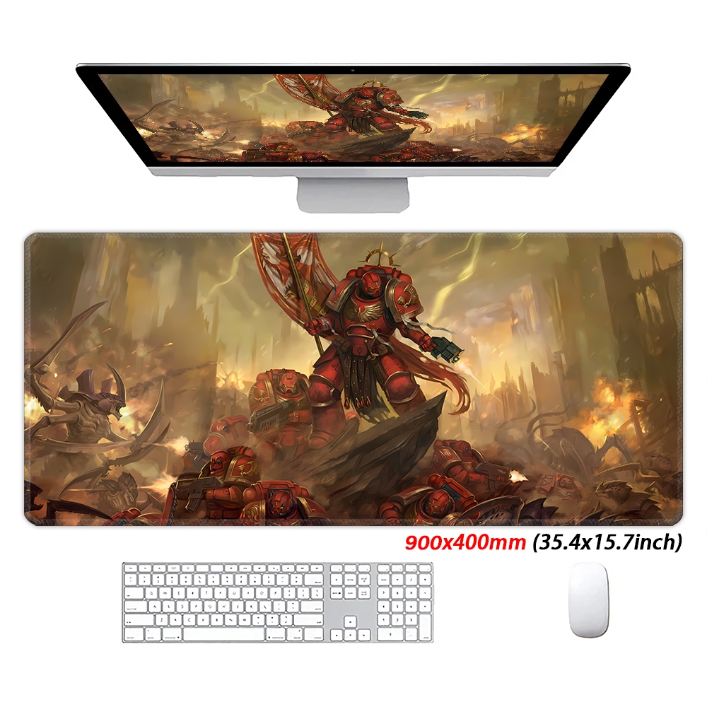 Mouse Pad Warhammer 40K Blood Angels Personalized Mousepad Large Mouse pad Gaming Extended Desk ...