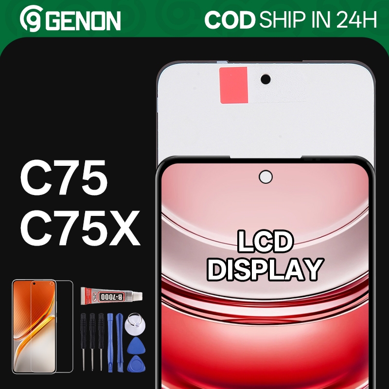 Genon IPS 120Hz LCD for Realme C75 5G / Realme C75x LCD Display Touch ...