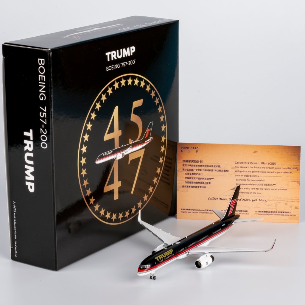53209 Alloy Collectible Plane Gift NG Model 1:400 The Trump ...