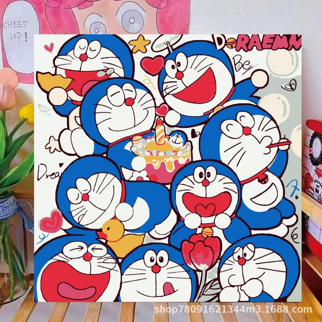 Cartoon Cartoon Doraemon Doraemon Doraemon Doraemon Coloring Decorative ...