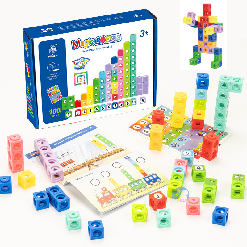 Numberblocks Didactic Set Math Cube Early Learning Toys Puzzle Building ...