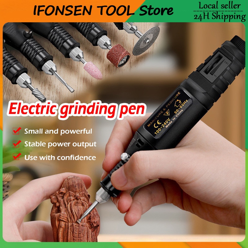 🔥MY Stock🔥Mini Electric Drill Grinder Set Grinder Mini Dremel Drill ...