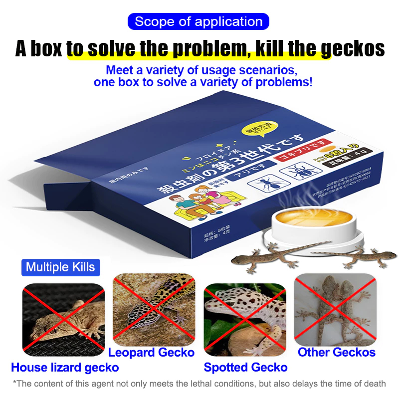 Strong Insect Repellent Bait Anti-Gecko Cockroach Medicine Eliminates ...