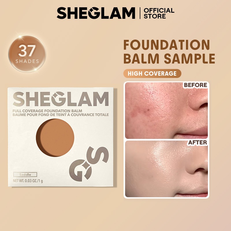 SHEGLAM Full Coverage Matte Face Foundation Balm Makeup Cosmetics ...