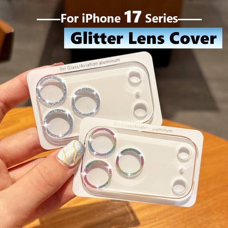 Glitter Camera Protector For iPhone 17 Pro Max 17 17 Air 17 Pro Back ...
