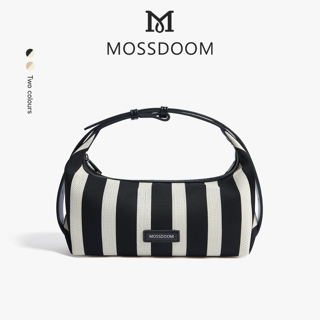 MOSSDOOM Women's Bag Oriana Bag Black And White Crossbody Bag Can Be ...