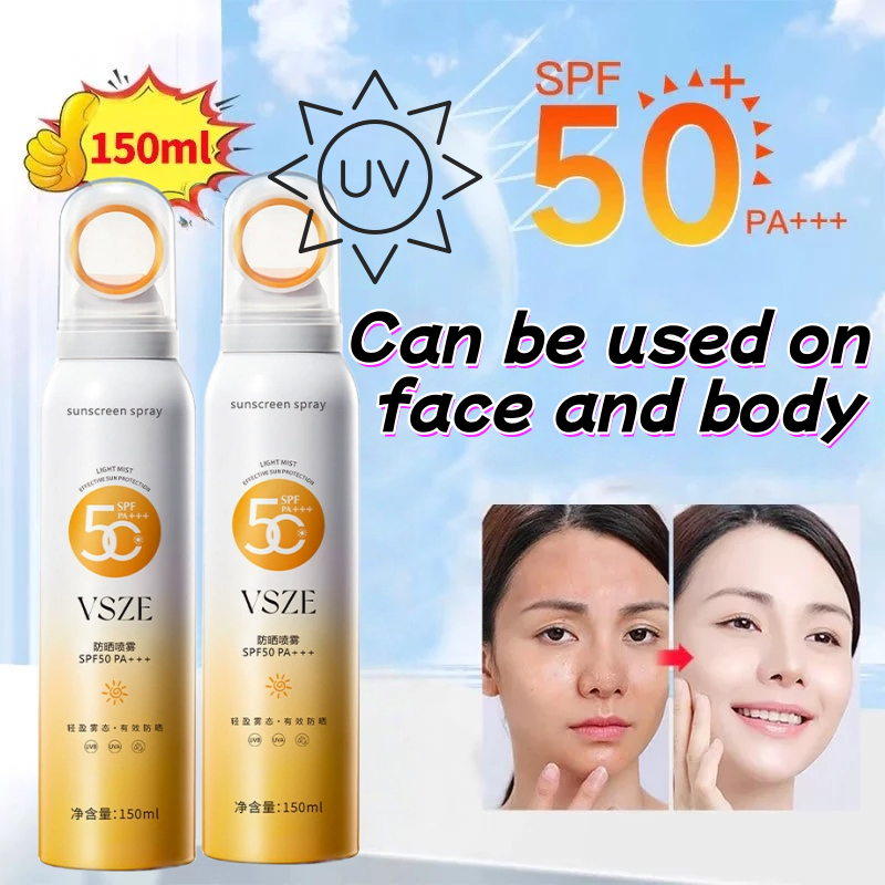 All Day Light Color Sunscreen Spray 150ml Facial Long Lasting ...