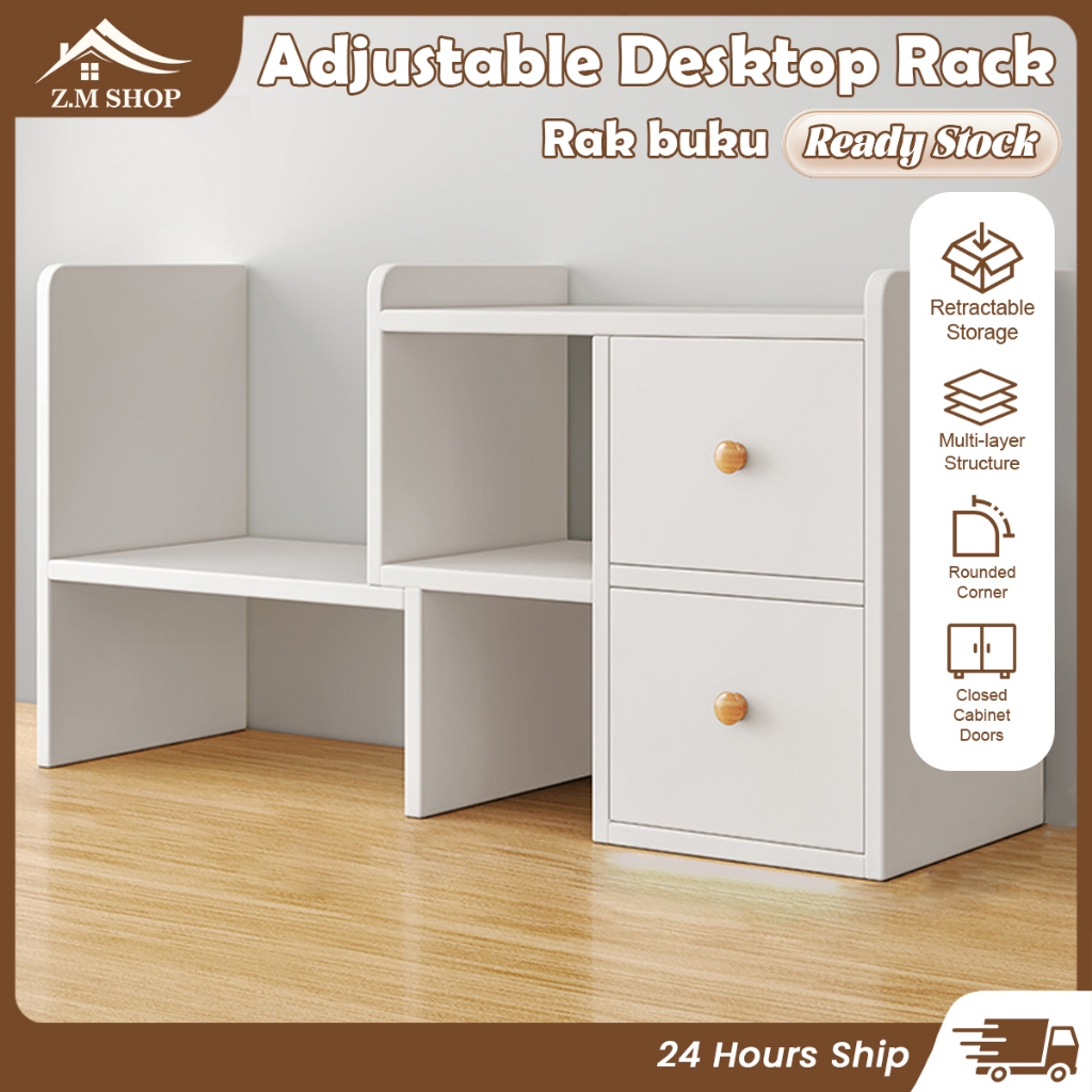 Multipurpose Tabletop Rack,Expandable Book shelf,Tabletop rack,2 Layer ...