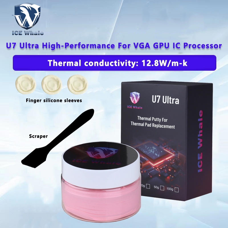 ICE Whale U7 Ultra Thermal Putty For VGA GPU IC Processor Rapid Cooling ...