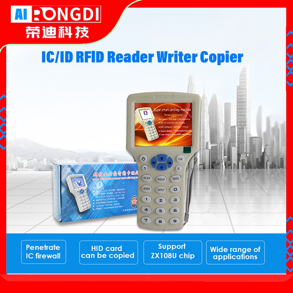 Dual Frequency RFID Duplicator 125KHz Key Fob NFC Reader/Writer 13 ...