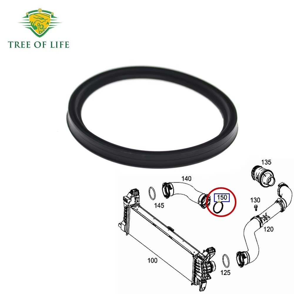 Intercooler Turbo Pipe Gasket Seal For Renault Trafic Mk3 Vauxhall Opel ...