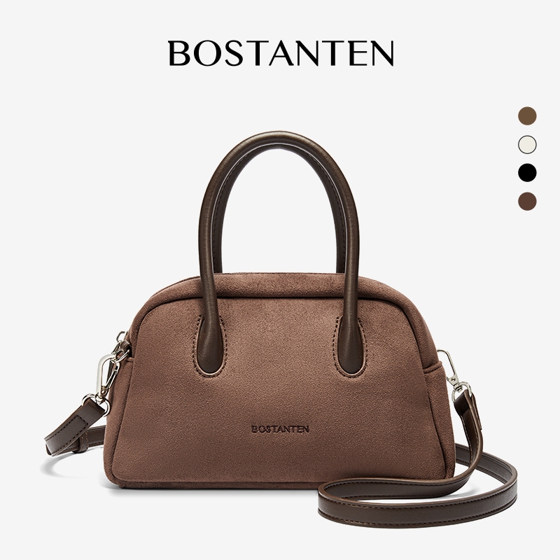 Bostanten Fashion Handbag Sling Bag Crossbody Bag Suede+PU Leather For ...
