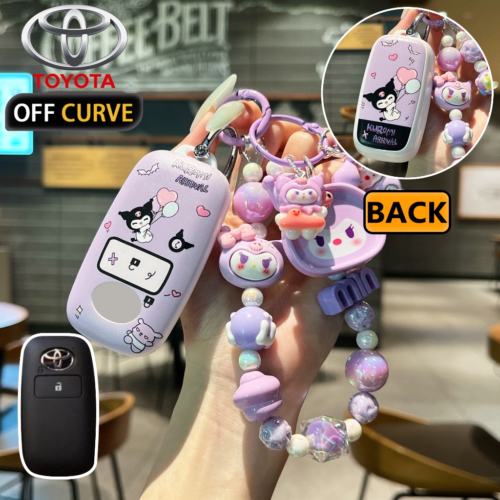 Perodua Kuromi Sanrio Car Key Case Cover For Toyota Agya Xenia Avanza ...