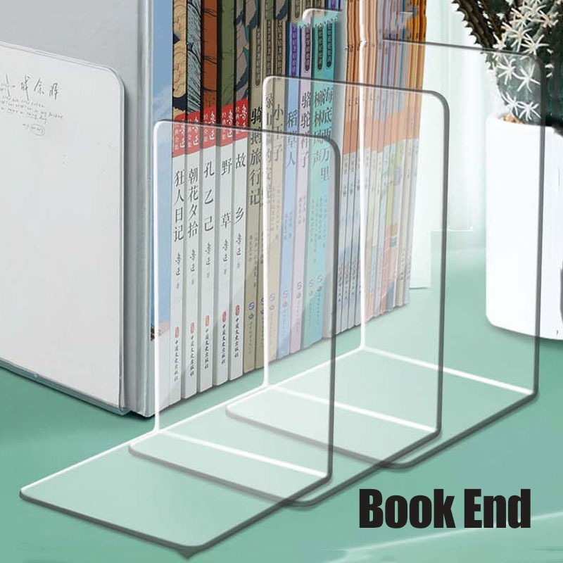 New Book End Desk Organizer Books Stand Desktop Bookshelf Simple ...