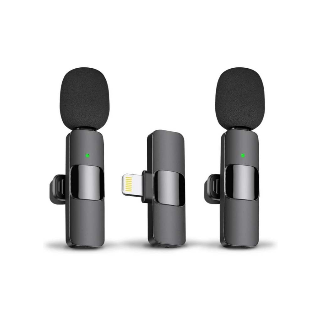Professional Wireless Lavalier Lapel Microphone for iPhone, iPad ...
