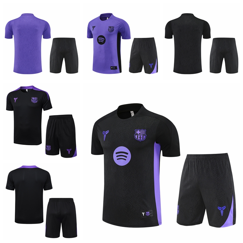 2025-26 Season Barcelona Training Jersey Sets Football Sports Shirt ...