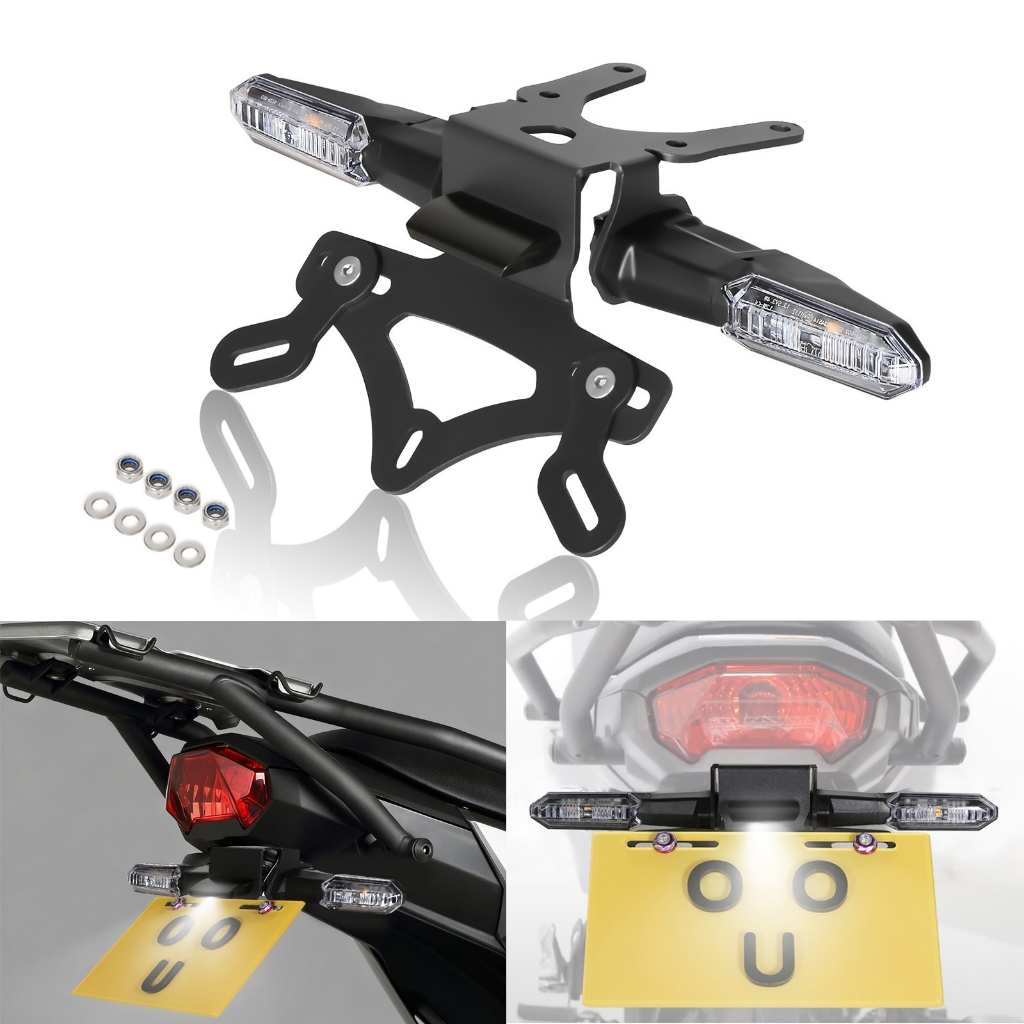 Rear LED VERSYS-X 250 Tail Tidy Holder and Signal Light For KAWASAKI ...