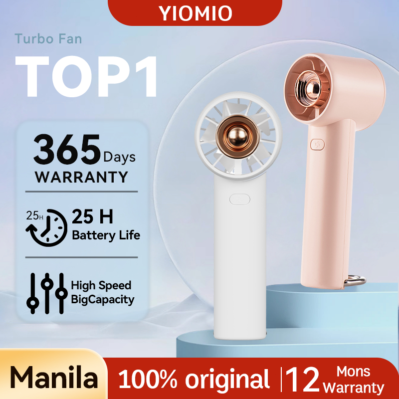 Yomio Protable usb Mini Fan 4000mAh Battery Protable Handheld Fans With ...