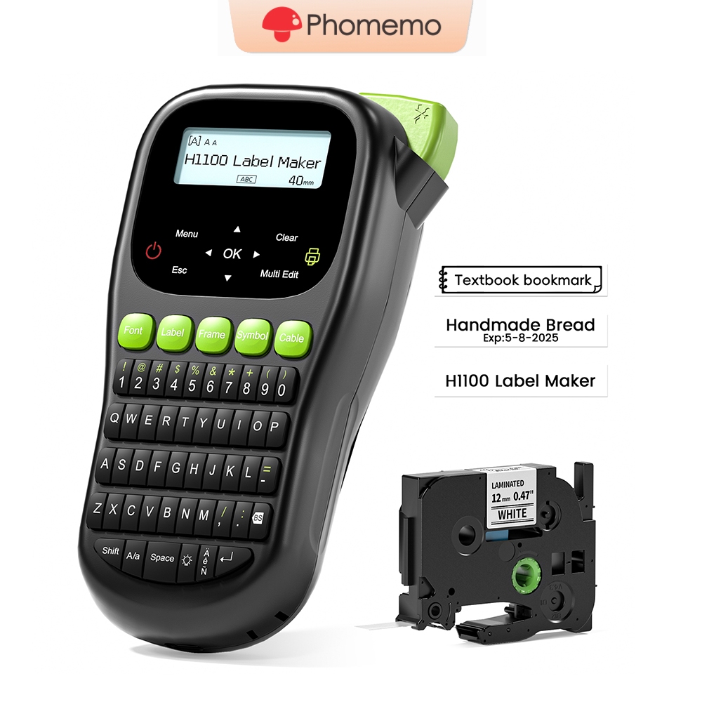 Phomemo H1100 Label Maker With Tape,Handheld Labeling Maker | Shopee ...