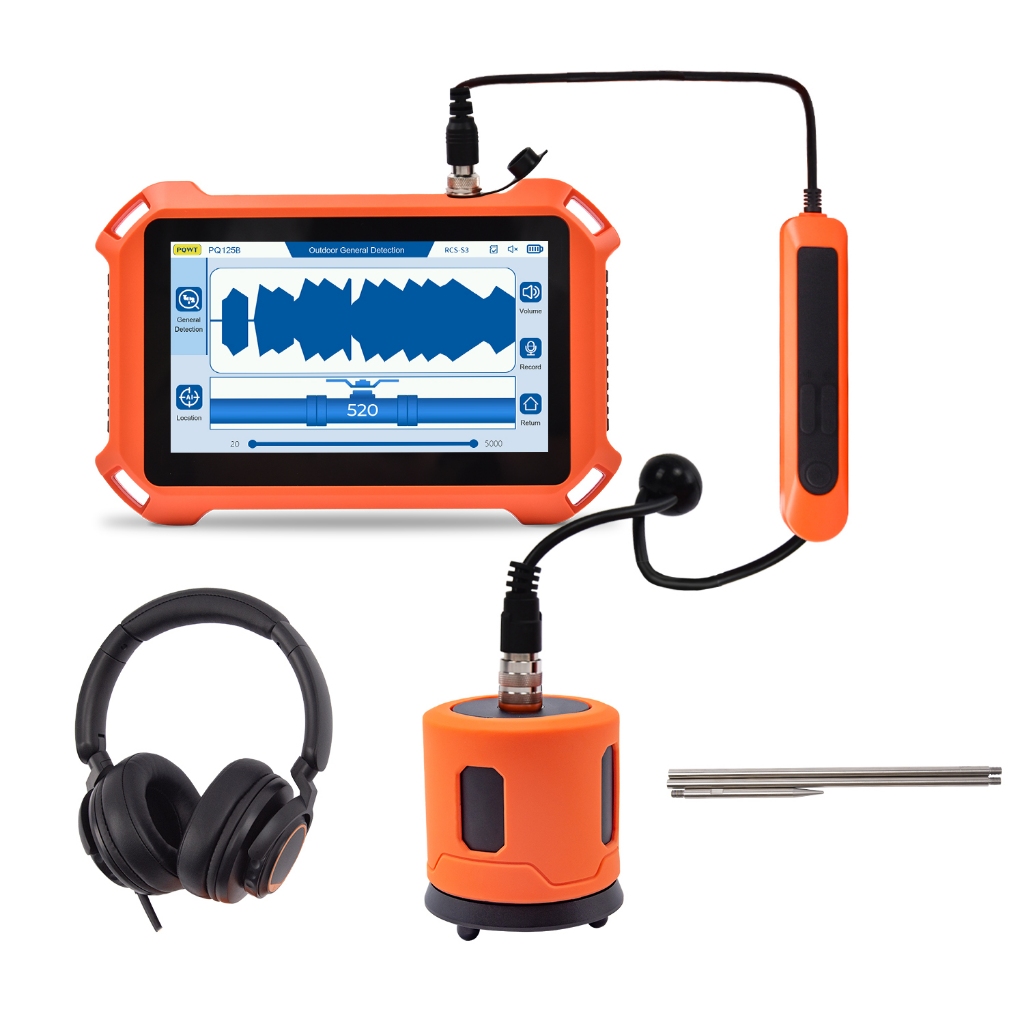 PQ 125B Water Leak Detector, Outdoor Underground Pipe Leak Detection ...