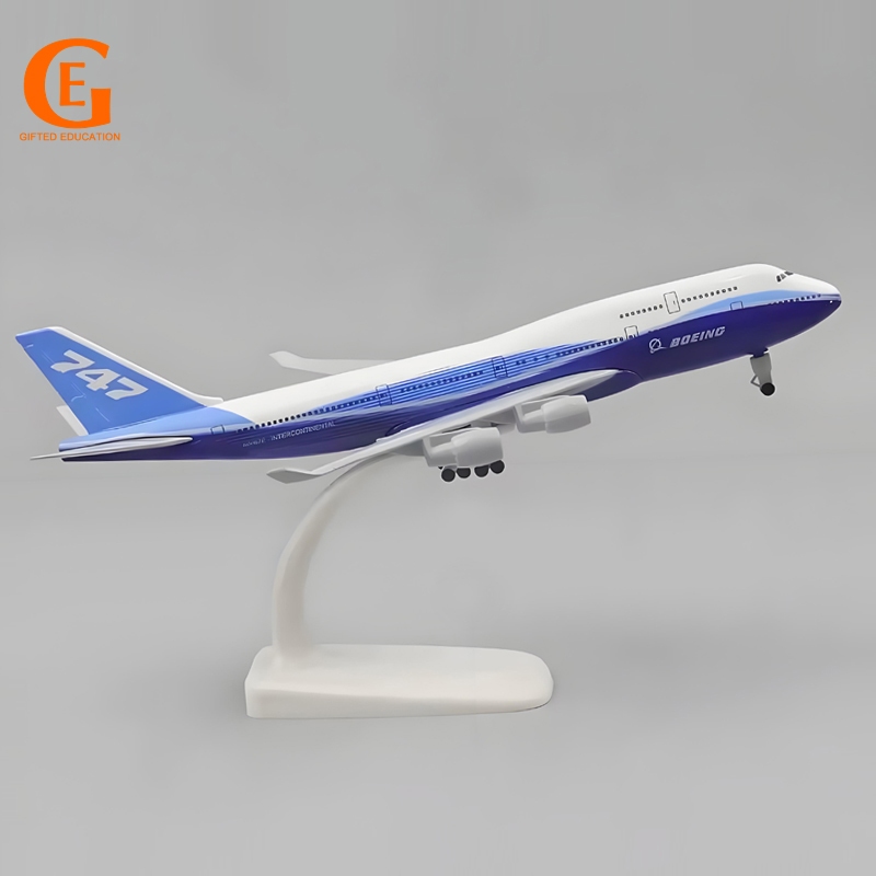Boeing 747 Aircraft Model Diecast Metal B747 Plane Toy Aviation Gift ...