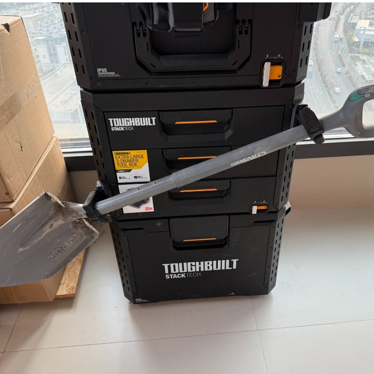 TOUGHBUILT Toolbox Peripheral Accessories, Corner Shovel, Long Axe ...