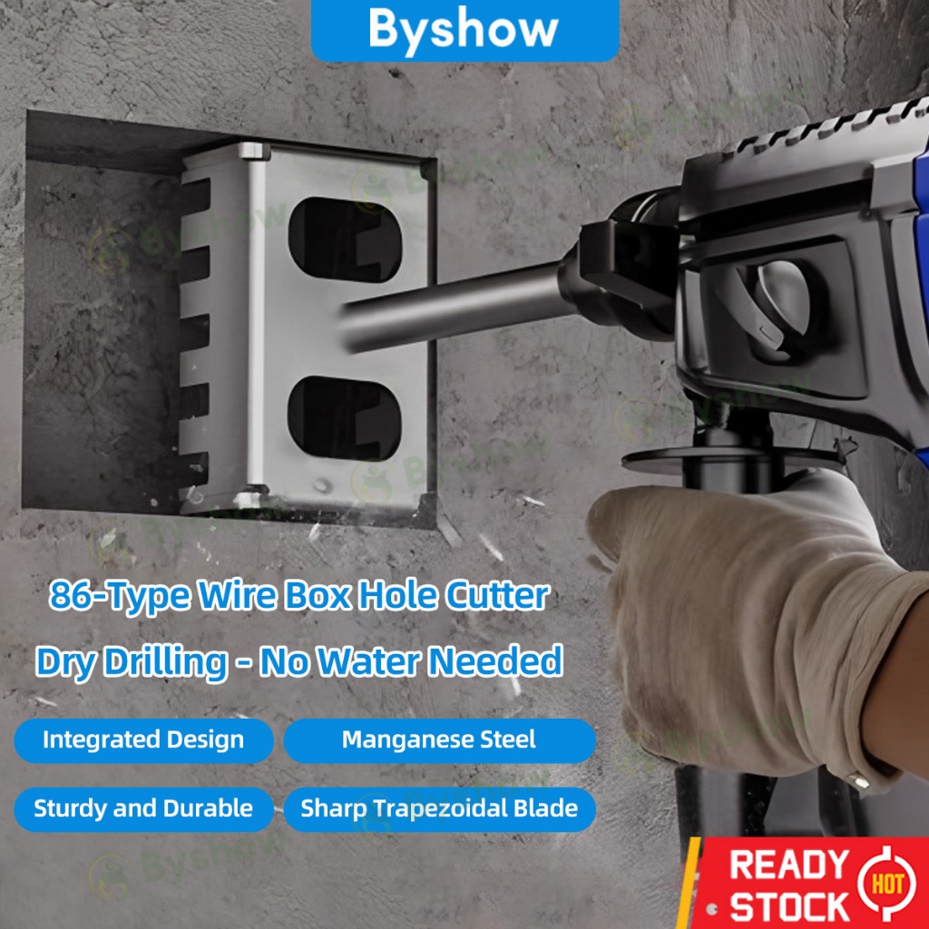 Byshow Penggerudi Lubang Segi Empat Manganese Steel Square Hole Punch ...