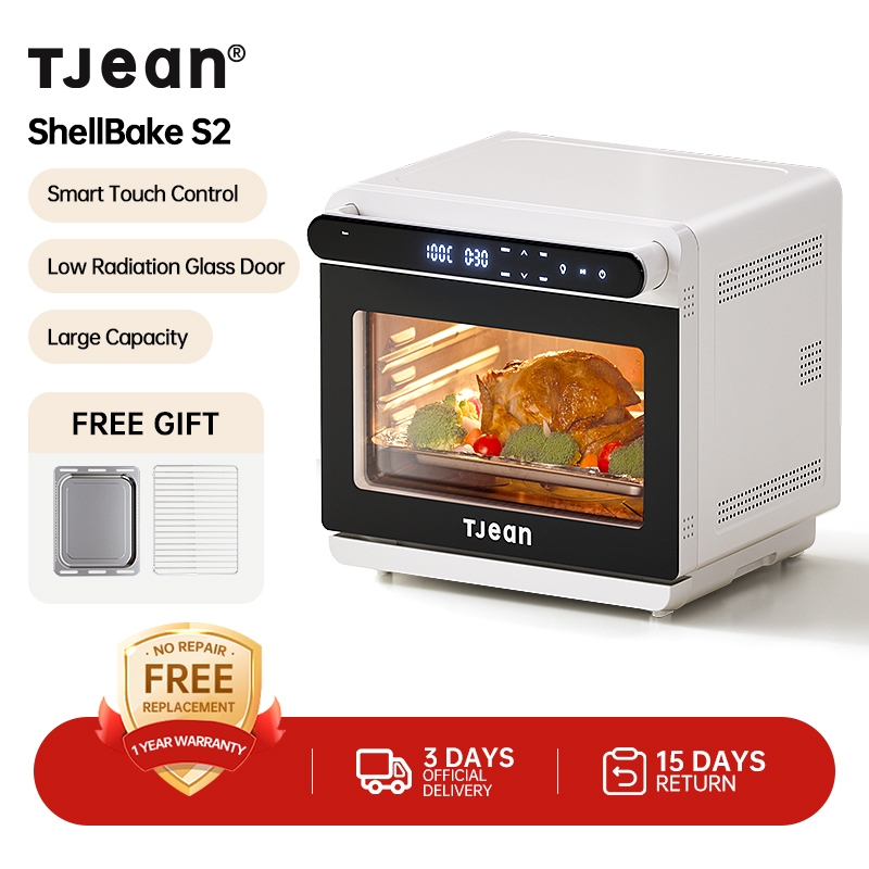 TJean Steam Oven Multifunctional Steam Air fryer Oven TJ-BZQKX24L1（24L ...