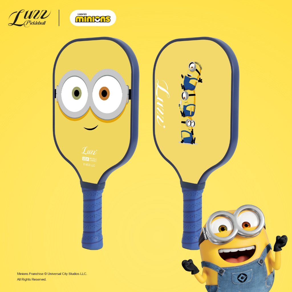 Luzz pickleball Paddle Minions Checker Champ Original Paddle (16mm ...