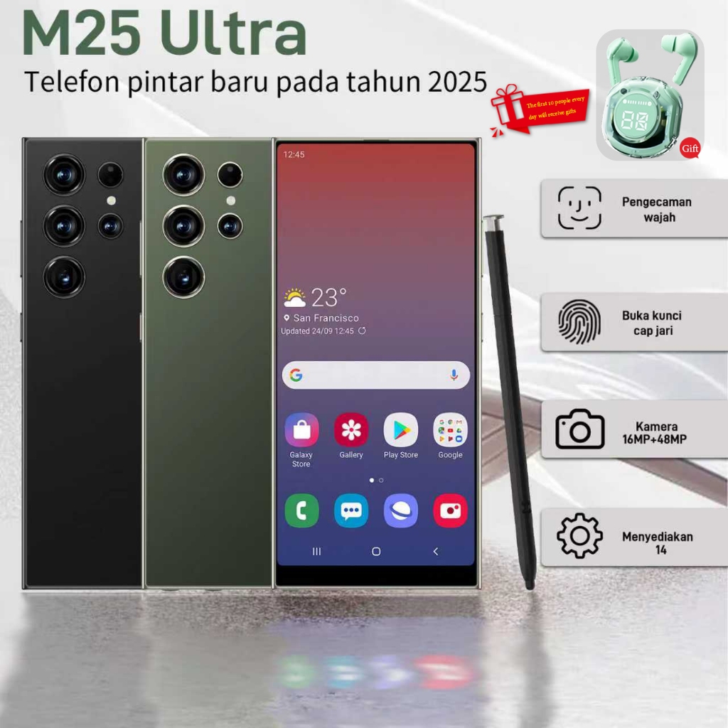 Galaxy M25 Student Gaming Phone 12GB+1TB Dual SIM Face Unlock Android ...