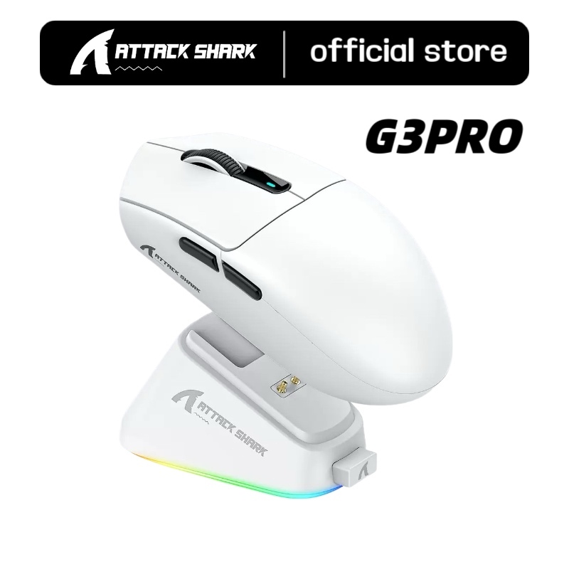 Attack Shark G3 Pro Wireless Gaming Mouse Tri-mode Paw3311 25000DPI ...