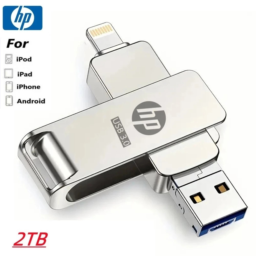 HP USB3.0 4 in 1 OTG Flash Drive Metal Waterproof High speed U Disk ...
