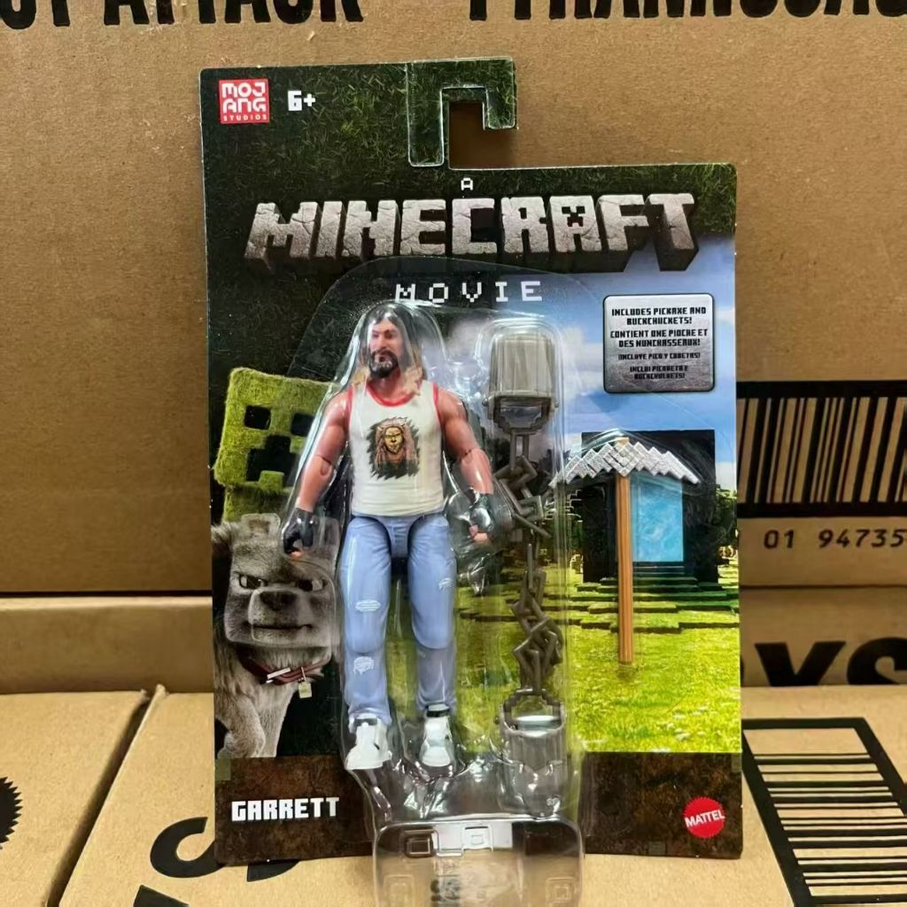 Minecraft Action Figure & Accessories Set, Garrett Posable Character ...