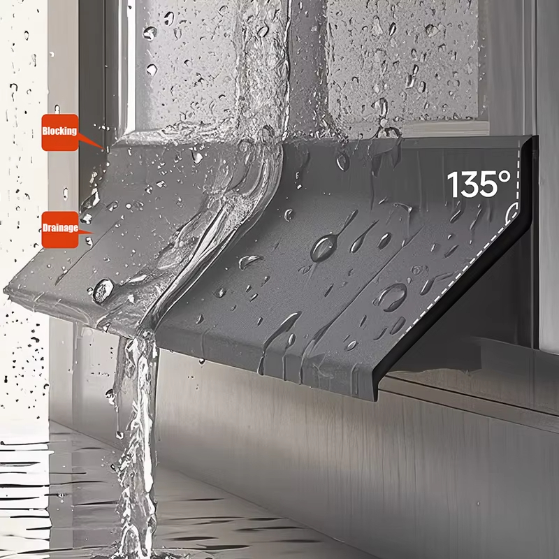 Window water blocking bar home window rain Flashing board aluminum ...