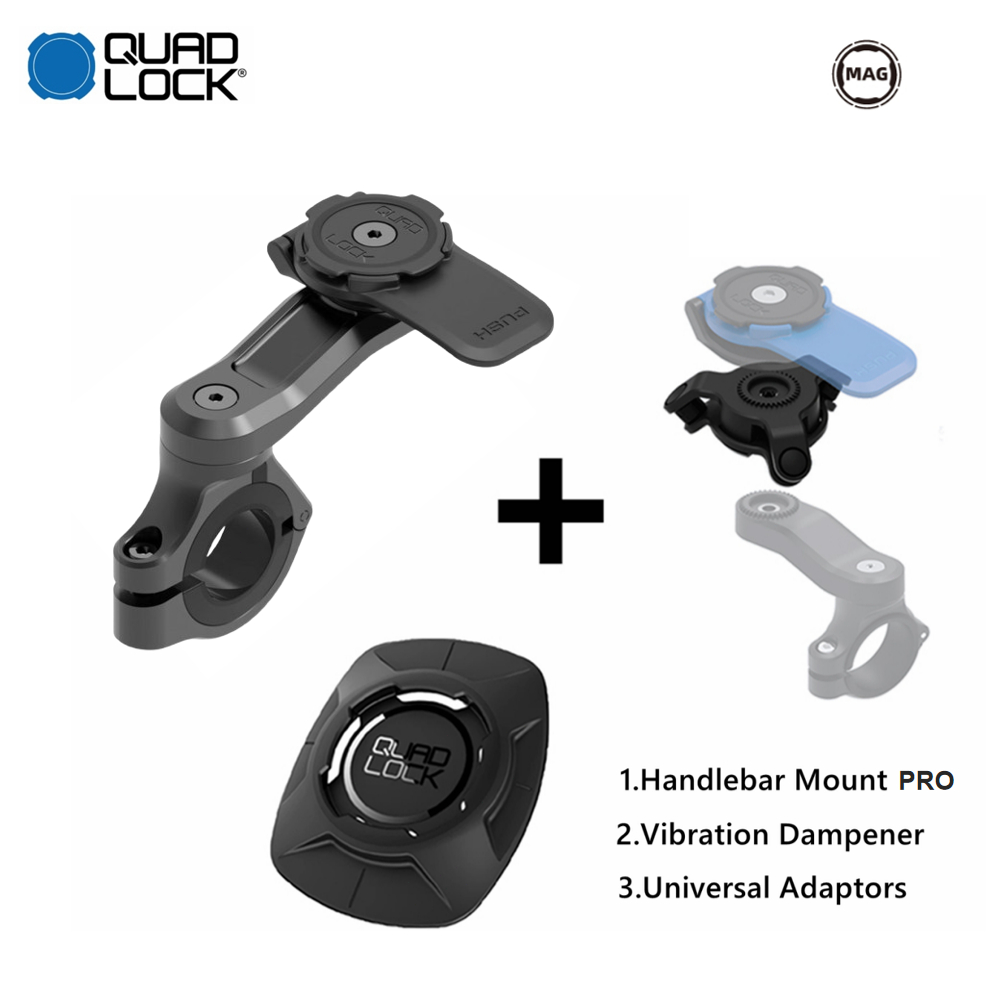 Quad Lock Kit Builder Motorcycle Phone Mount Handlebar Mount PRO with ...