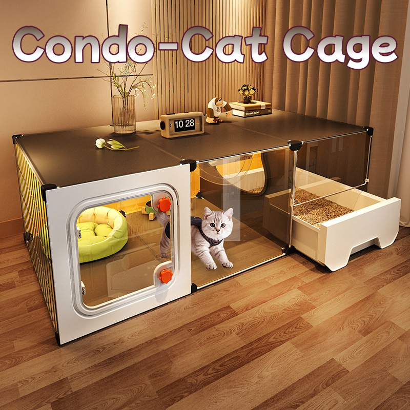 sangkar kucing “Condo - Style” Cat Cage: Your Cat’s Dream Home ...