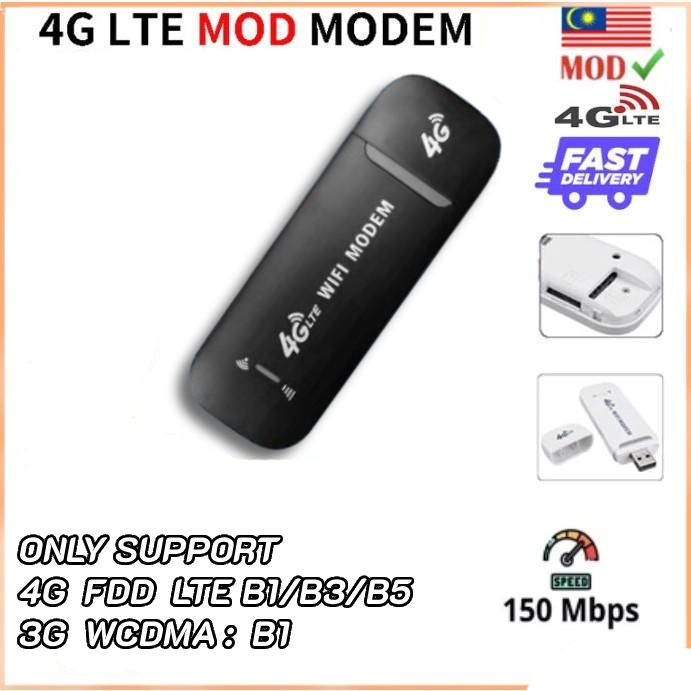🚚Stok Klang🚚 4G LTE Unlocked Universal Wireless Small WiFi Modem Router ...