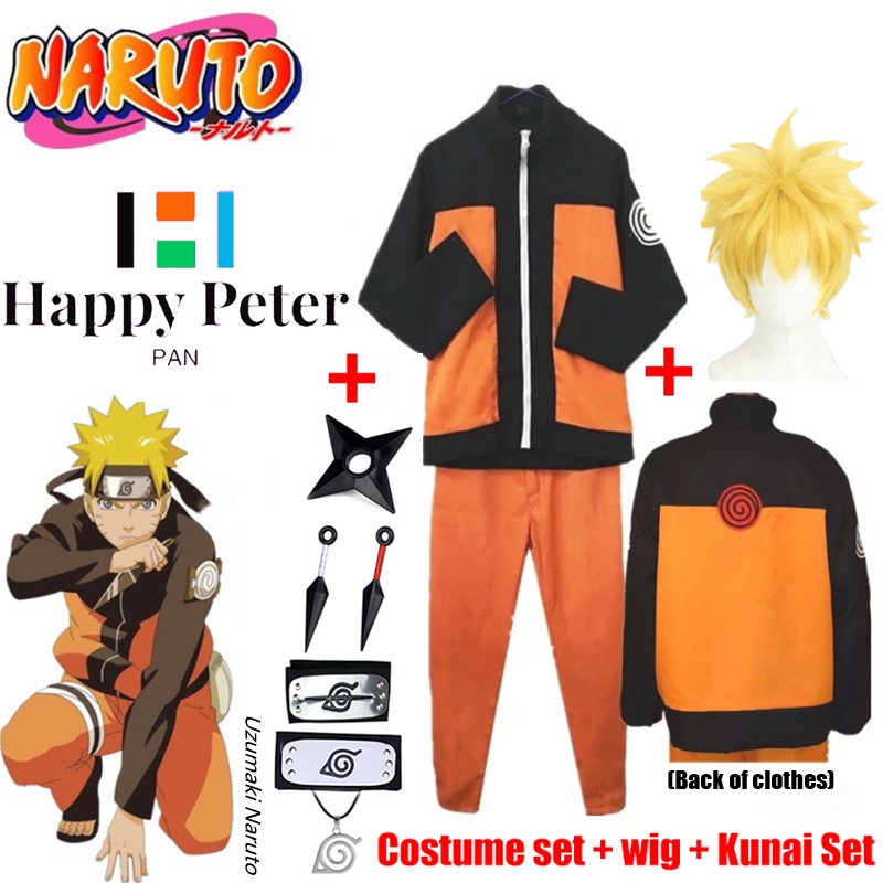 Anime Ninjao Shippuden Second Uniform Garment adult kids Cos Kids Boys ...