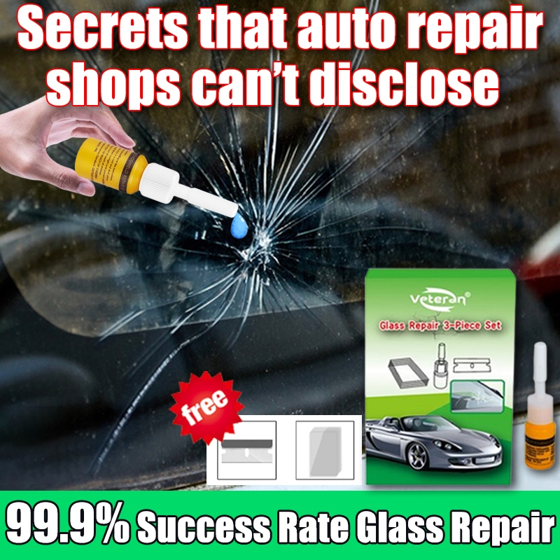 【Ready Stock 】ioo Windscreen Repair Kit Ubat cermin kereta retak ...