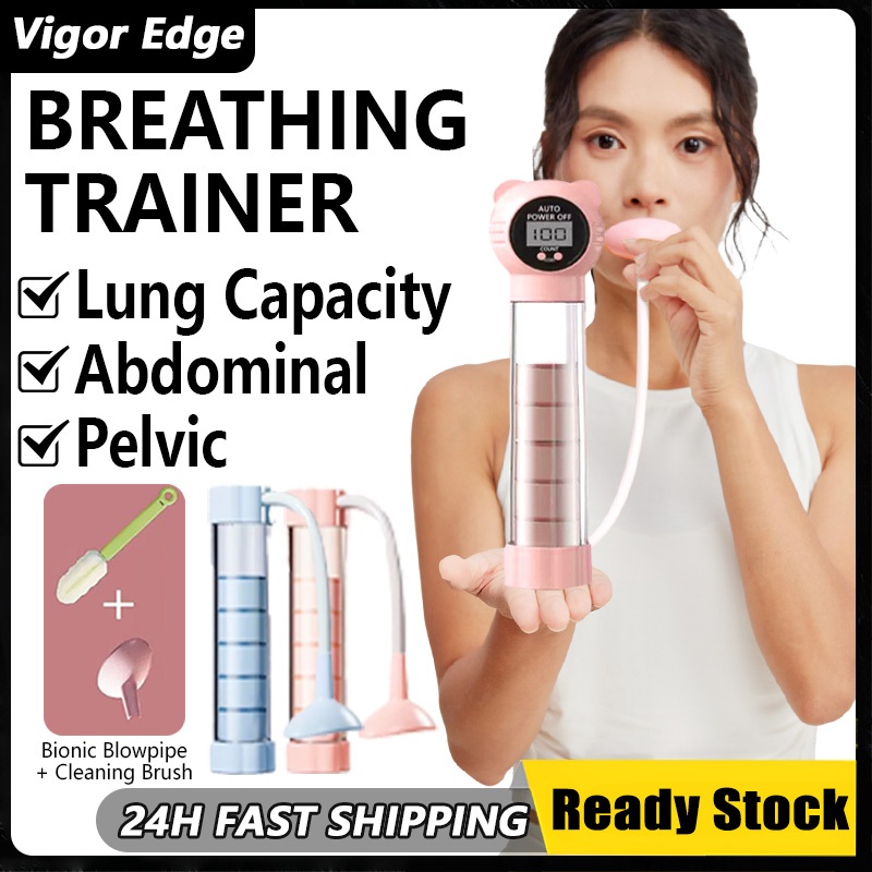Counting Breathing Dumbbell Lung Capacity Breathing Exercise Device ...