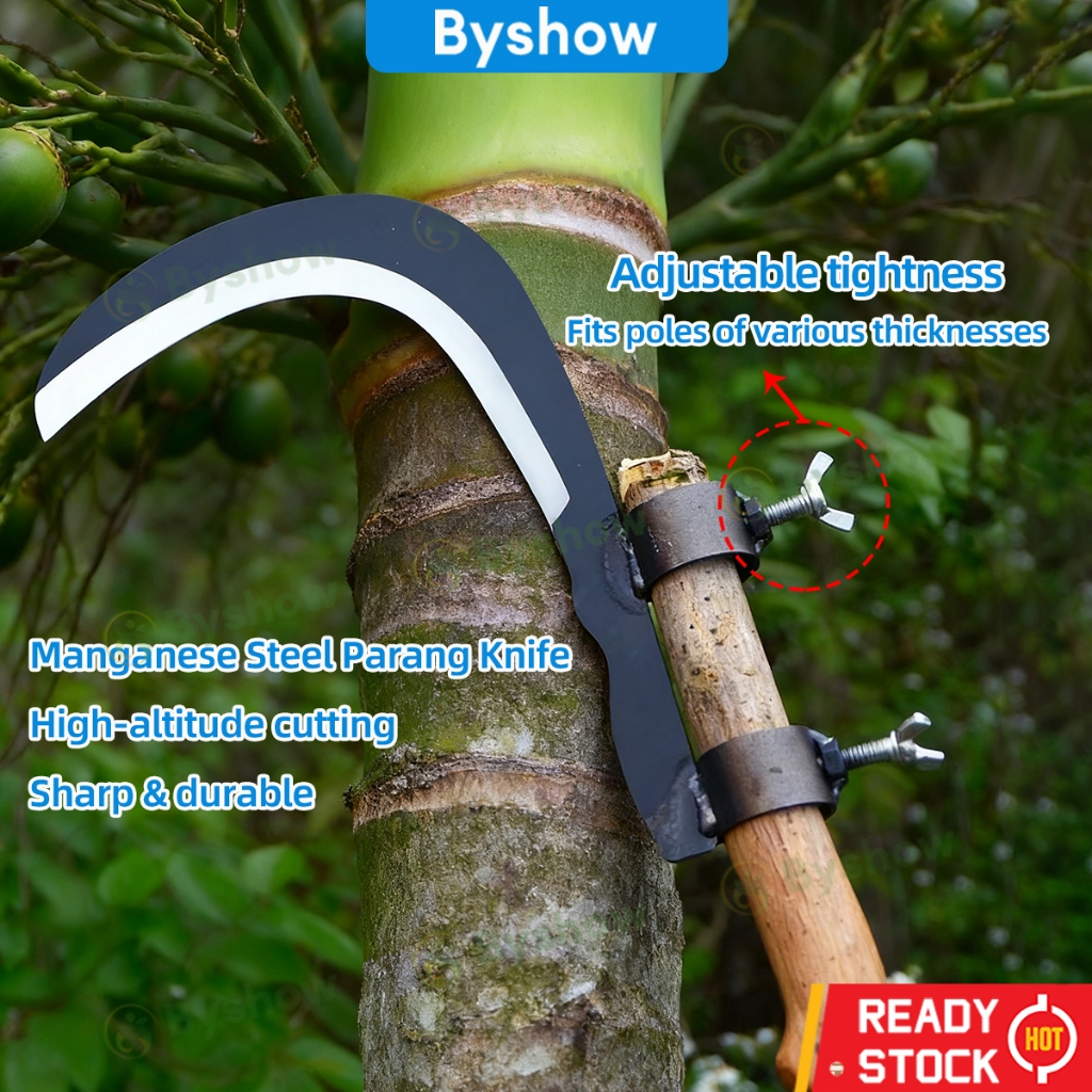 Byshow Pisau Petik Pinang Keluli Mangan Manganese Steel High-Altitude ...