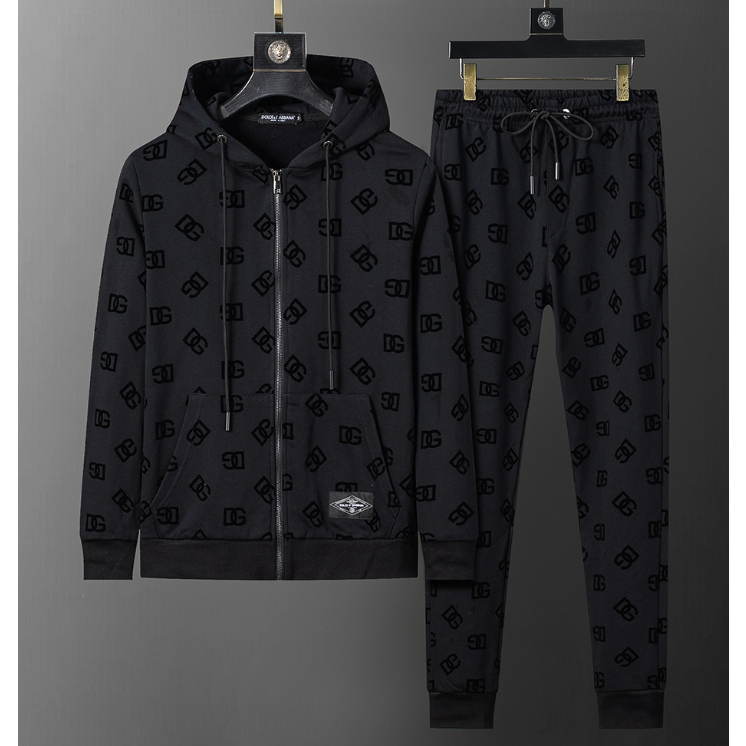 New_DG two pieces set men's tracksuits sport jacket pants Size S-XXXL ...